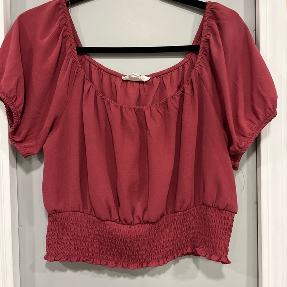 Pink Rose | Tops | Adorable Pink Crop Top | Poshmark